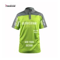 China Customs Logo Polyester Unisex Team Race Sportswear Cricket Uniforms Jersey Polo Shirt for sale