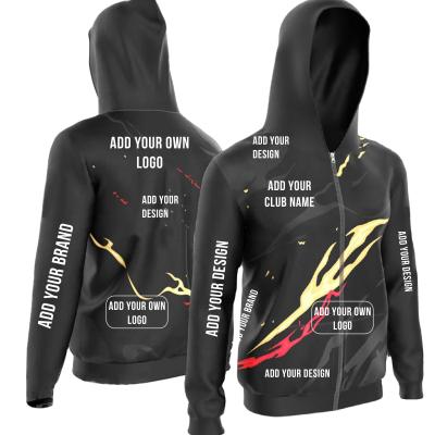 China Custom Racing Teamwork Hoodie Windproof Zip Up Pullover with Cotton Polyester Design for sale