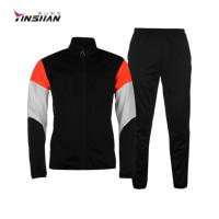 China 26. Custom Black 2024 Running Sports Wear Sweatsuit with Customized Material for sale