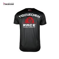 China S/M/L/XL Sizes Wicking Breathable Artwork Printing Polyester Elastane Fabric Tee Shirt for sale