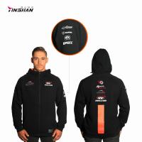 China Support 7 Days Sample Order Lead Time Custom Printing and Embroidery Motorcycle Racing Team Hoodie for sale