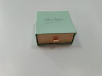 China Degradable Jewelry Printed Packaging Box Embossing Self Laminating Card for sale