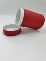 China ODM Gift Retail Packaging Boxes Flexographic Printing Red Tube for sale