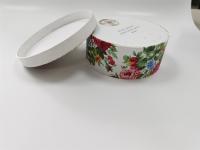 China CMYK Die Cut Gift Box Folding Aseptic / Biodegradable Round Shape for sale