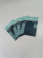 China Hard Clamshell Paper Blister Packaging Card Hot Stamping With Folding Edge for sale