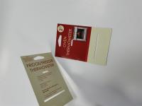 China Folding Paper Blister Clamshell Packaging With Side Hard Paper Card for sale