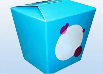 China Custom Design Food Packing 4 Colors Printing Foldable Chinese Take-out Boxes for sale