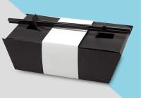 China Custom Design Food Packing 4 Colors Printing Foldable Chinese Take-out Boxes for sale