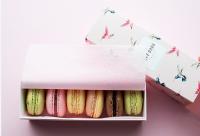 China Customized High Quality 12 Macaron up and Bottom Cover Packaging Box for sale