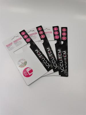 China Custom Poster Printing Thermoforming Plastic Blister Card Packaging for Makeup Brush Elastic for sale