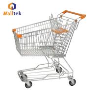 China 100L Stable Asian Supermarket Shopping Trolley For Convenience Store for sale