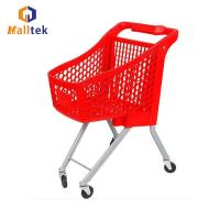 China Mini Plastic Grocery Store Trolley For Child Kids Colourful Style for sale