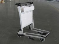 China Stainless Steel Airport Luggage Trolley Airport Passenger Baggage Trolleys for sale