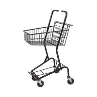 China 2 Layer Supermarket Shopping Trolley For Grocery 100KG Loading for sale