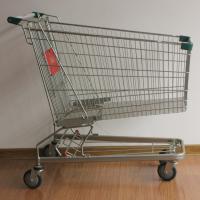 China 60L - 240L Stable Asian Supermarket Shopping Trolley For Convenience Store for sale