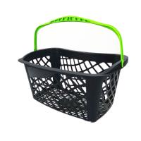 China Single Handle Cosmetic Retail Shopping Plastic Basket For Supermarket for sale