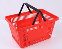 China Shopping Hand Basket 10 - 30L Plastic Carry Basket With Handle for sale