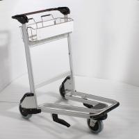 China Stainless Steel Airport Luggage Trolley Free Logo Design Airport Luggage Cart for sale