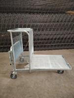 China Supermarket Warehouse Logistics Trolley Movable Folding For High Load Bearing Capacity for sale