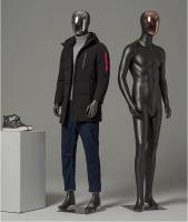 China Full Body Electroplated Face Model Male Fiberglass Mannequin With Head for sale