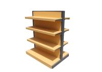 China Wood Retail Grocery Store Metal Display Supermarket Racks Shelf For Supermarket for sale