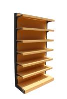 China Wood Retail Grocery Store Metal Display Supermarket Racks Shelf For Supermarket for sale