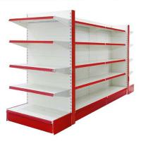 China Hot Selling Metal White Customized Display Supermarket Shelf Rack for sale