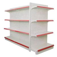 China Double Side Manufacture Heavy Duty Display Rack Supermarket Shelf for sale