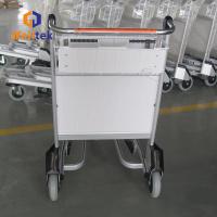 China Intermational Airport Aluminum Alloy Airport Luggage Trolley With Brake for sale