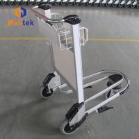 China Aluminum Alloy Airport Luggage Baggage Trolley Cart For Airport for sale