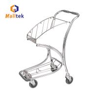 China Airport Shopping Trolley For Intermational Airport Store With Basket for sale