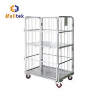 China Heavy Duty Merchandiser Logistic Trolley Supermarket Transport for sale
