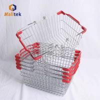 China Wholesale Metal Wire Mesh Supermarket Shopping Basket For Retail Grocery Store for sale