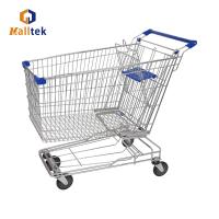 China 180L Stable Asian Supermarket Shopping Cart for sale