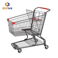 China Steels 180l Supermarket Shopping Trolley Heavy Duty for sale