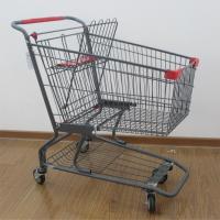 China Steels 180l Supermarket Shopping Trolley Heavy Duty for sale