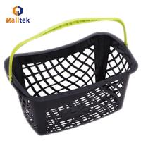China Design Single Handle Plastic Hand Basket For Supermarket HDPP Shopping Basket for sale