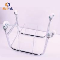 China 4-Wheel Shopping Basket Holder with 2-Inch Casters for sale