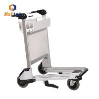 China Aluminum Alloy Airport Luggage Trolley Using Airport With 3 Wheels for sale