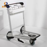 China Aluminum Alloy Airport Luggage Trolley Using Airport With 3 Wheels for sale