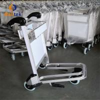 China Aluminum Alloy Airport Luggage Trolley For Intermational Airport for sale