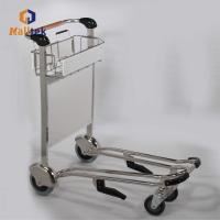 China Stainless Steel Airport Trolley With Four Wheels for sale