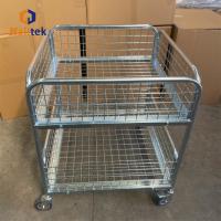 China 2 Layers Wire Shelf For Storage Supermarket for sale
