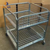 China 2 Layers Wire Shelf For Storage Supermarket for sale