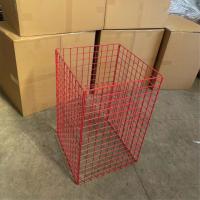 China Supermarket Promotion Container Wire Mesh Stacking Baskets for sale