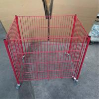 China Supermarket Promotion Container Wire Mesh Stacking Baskets for sale