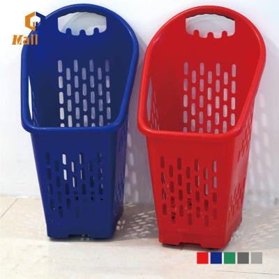 China 70L Supermarket Customized Large Volume Durable Shopping Basket For Supermarket for sale