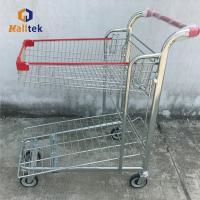 China Heavy Load Fold Up Warehouse Trolley Platform Cart Trolley for sale