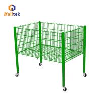 China Custom Promotion cage Capacity Stackable Wire Baskets for sale