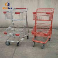 China Hot Sale 2 Layer Supermarket Shopping Trolley For Grocery 100KG Loading for sale